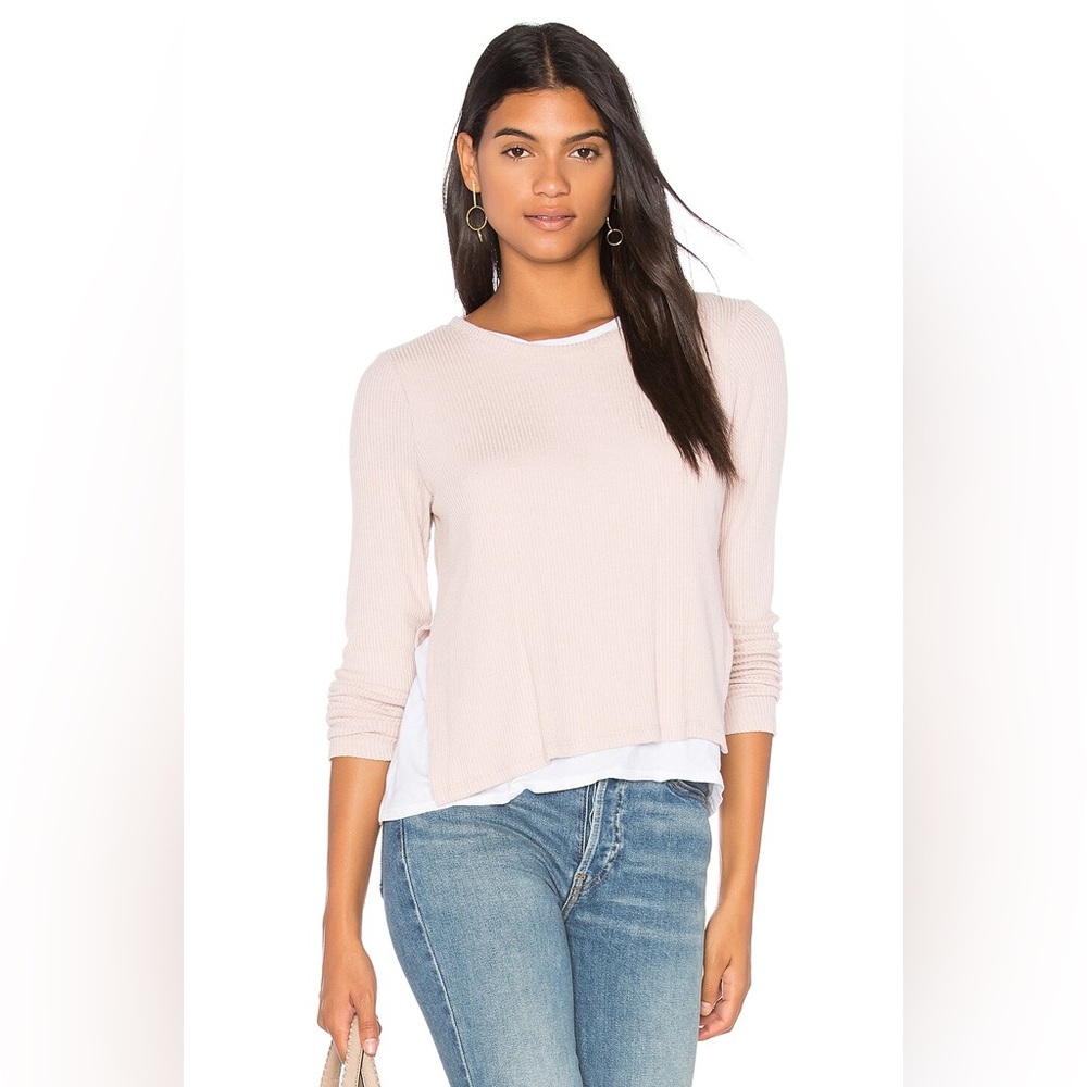 Generation Love Ellie Rib Knit Layer Sweater - Gem
